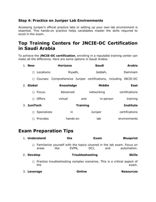 JNCIE-DC Certification in Saudi Arabia_ Unlock Your Networking ...