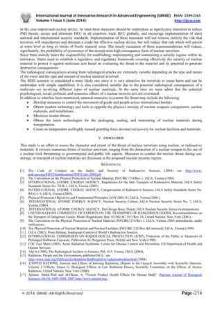 Design of Nuclear Security Regime to Combat Nuclear Terrorism | PDF ...