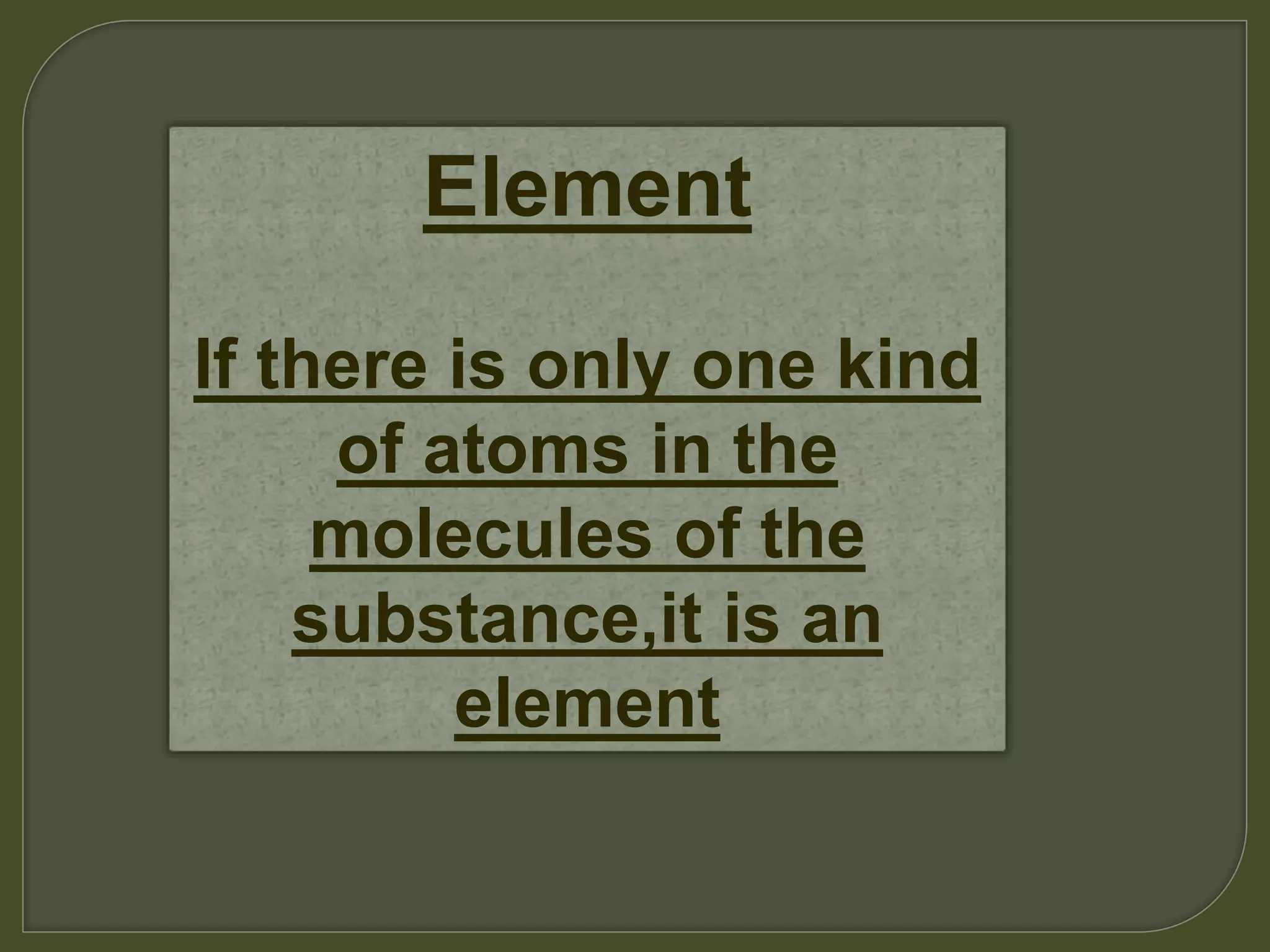 elements and compounds | PPT