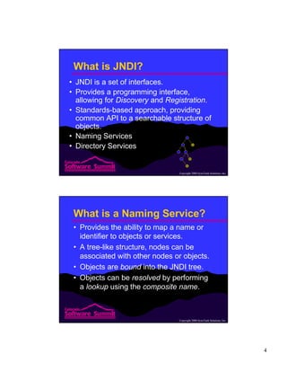 2001: JNDI Its all in the Context | PDF