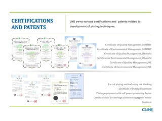 Jne phils. inc. (plating company) company profile 번역 | PPTX