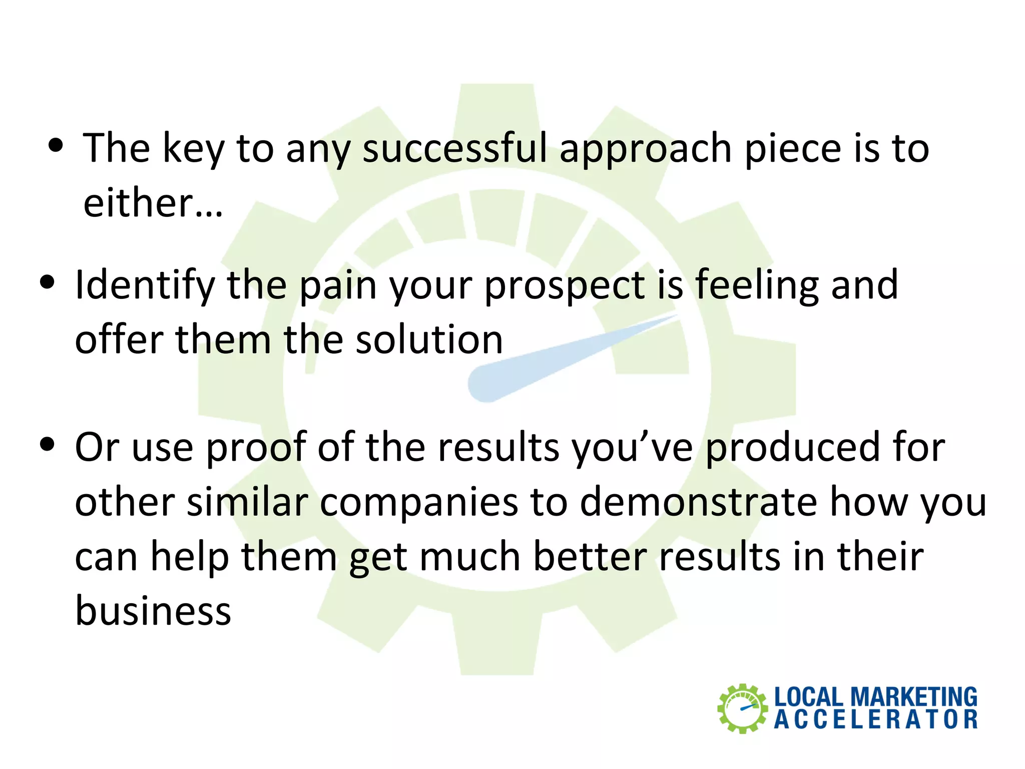 Local Marketing Accelerator Sales Slides V1.0 | PPT