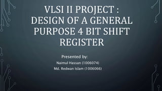 Vlsi ii project presentation | PPTX