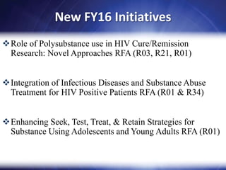 NIDA’s AIDS Research Program | PPT