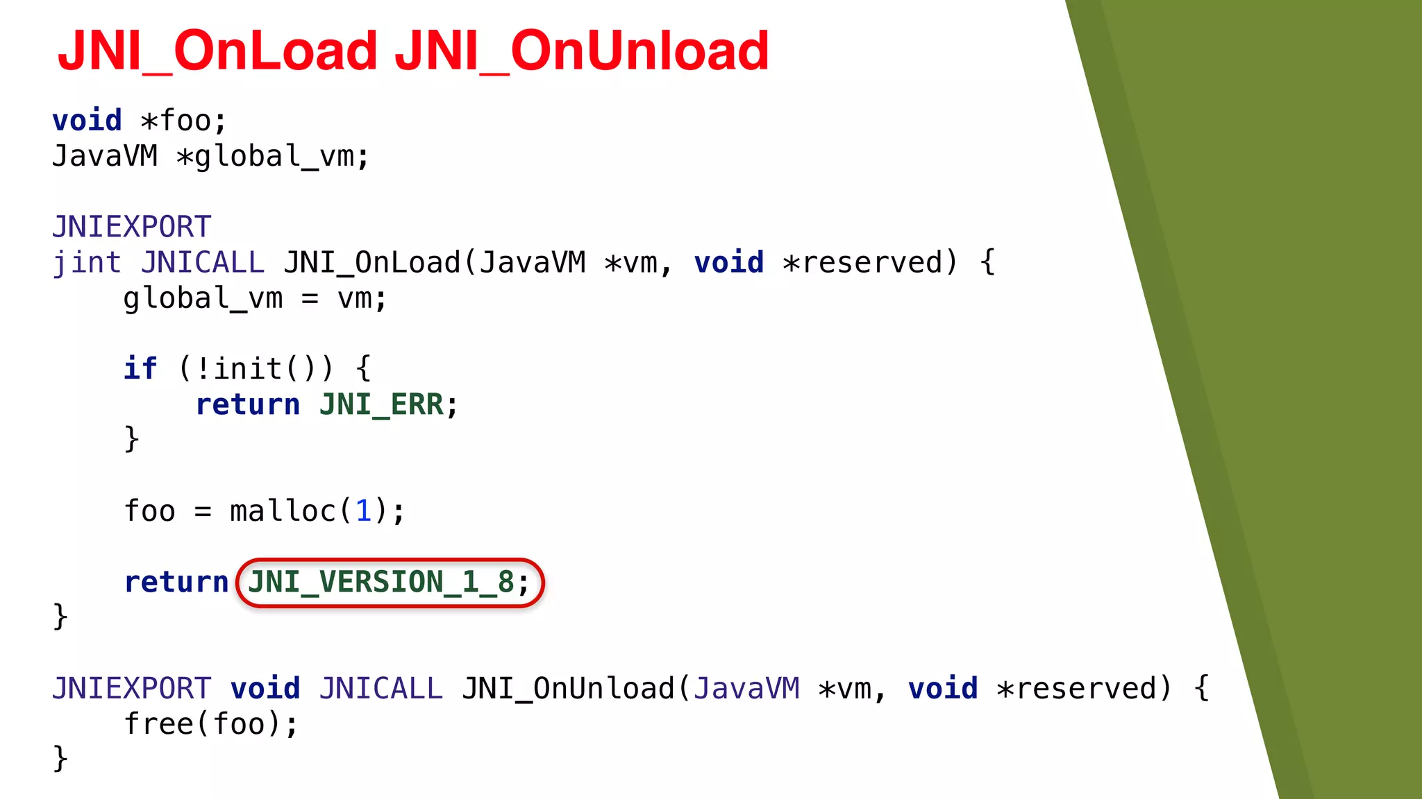 JNI - Java & C in the same project | PPT