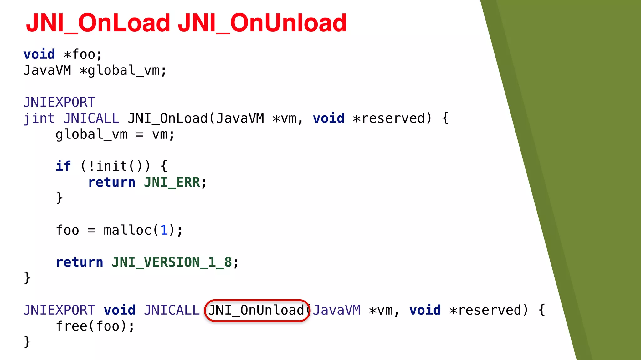 JNI - Java & C in the same project | PPT