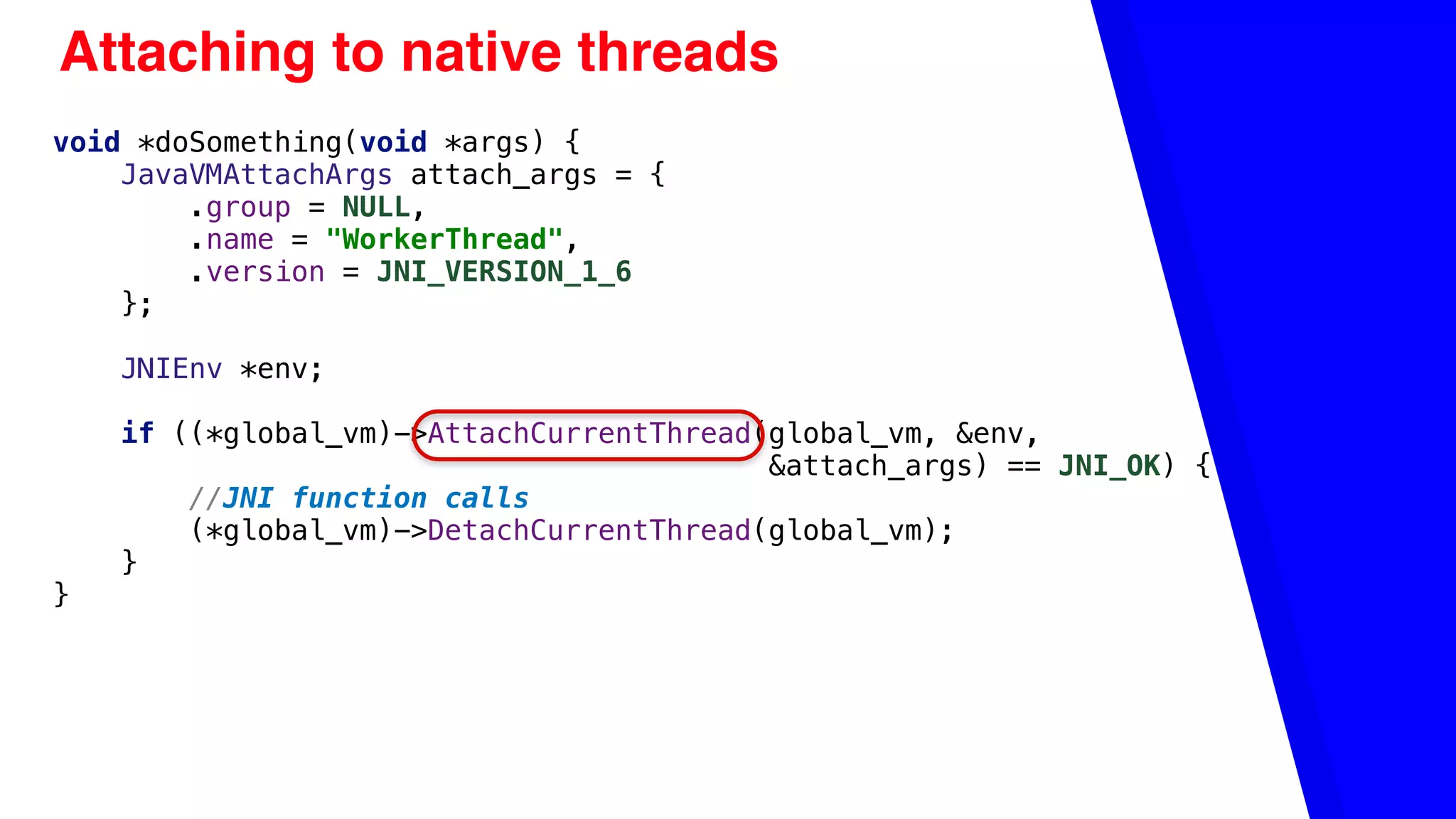 JNI - Java & C in the same project | PPT