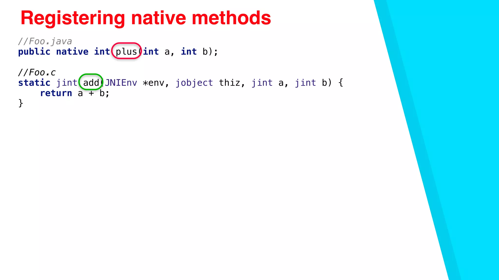 JNI - Java & C in the same project | PPT