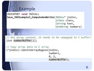 Jni – java native interface | PDF