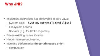 JNI - Java & C in the same project | PDF