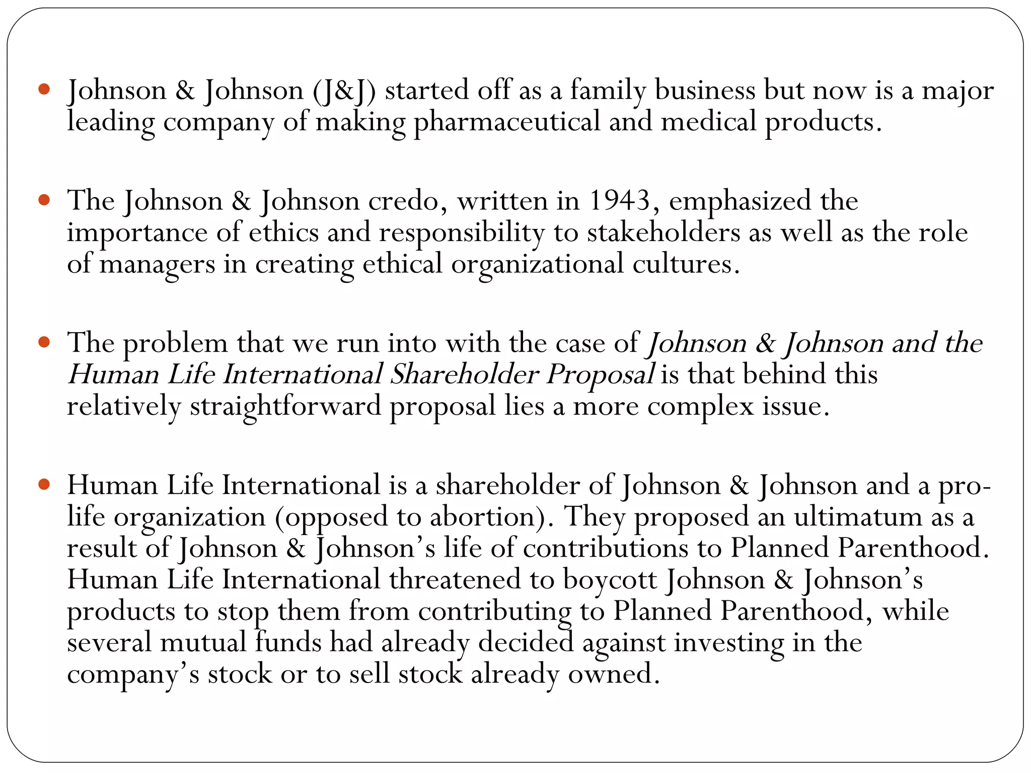Johnson & Johnson | PPT