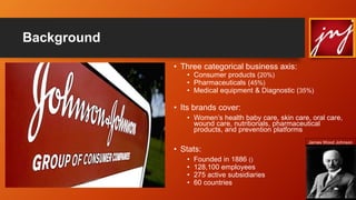 JNJ Financial Investment Critical Analysis | PPTX