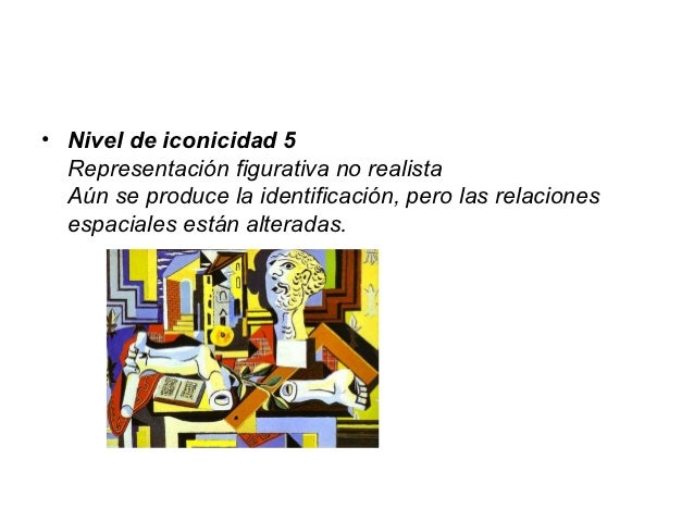 Grados De Iconicidad Nivel 5 Representacin Figurativa Niveles De