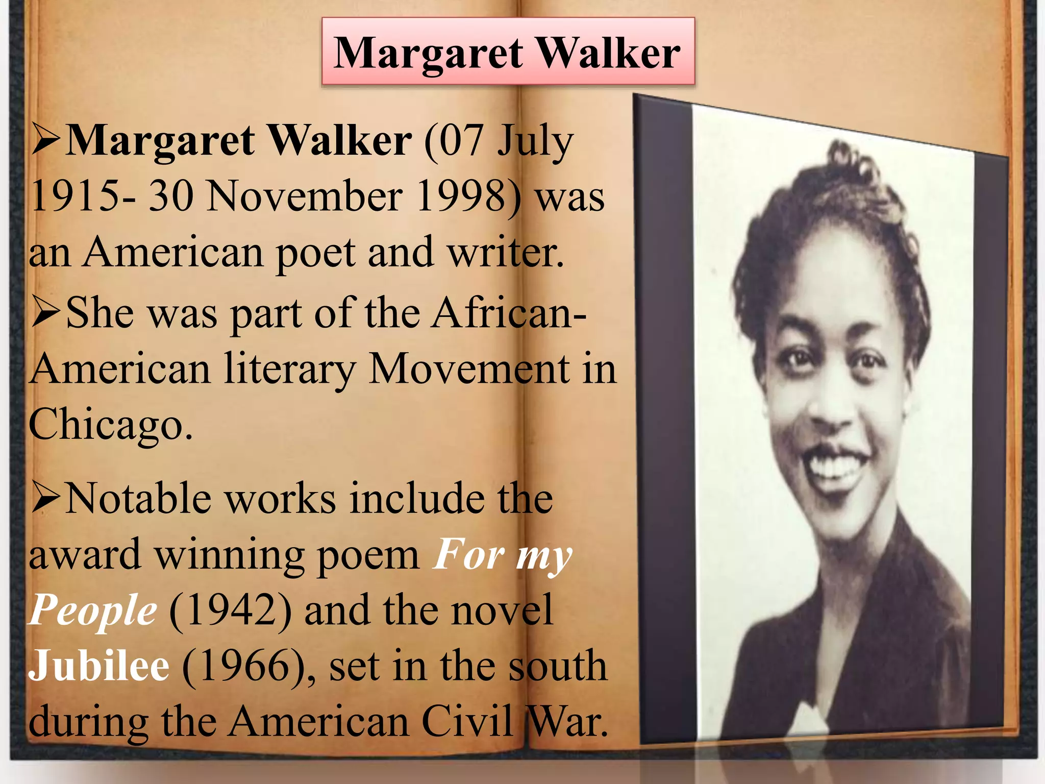 African-American Writers | PPTX