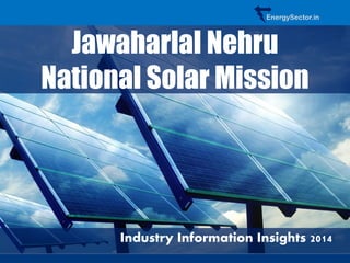 JNNSM Solar Power in India | PDF | Power and Energy Industry | Industries