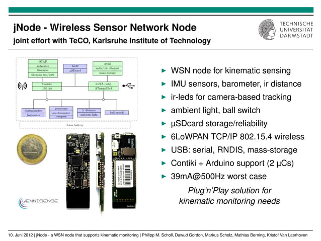 jNode - Wireless Sensor Network Platform | PPT