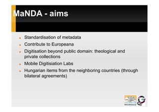 Hungarian National Digital Archive and Hungarian participation in ...