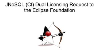 The JNoSQL Eclipse Foundation. | PPT
