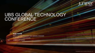 UBS 2013 Global Technology Conference | PPT