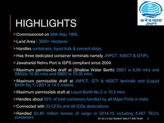 JNPT | PPT