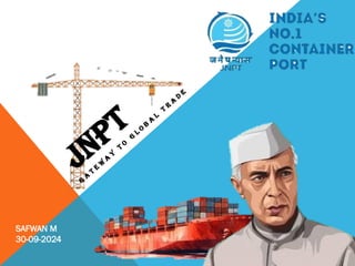 Jawaharlal Nehru Port Trust (JNPT) .pptx