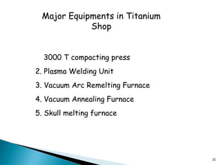 Process technology of titanium products 2003-07 | PPT