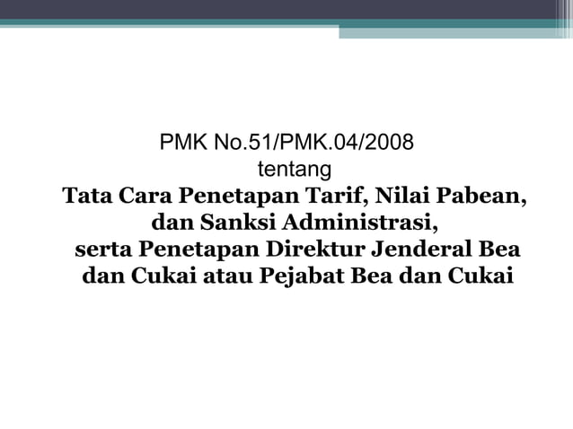 Pengantar kepabeanan audit keban_tp | PPT