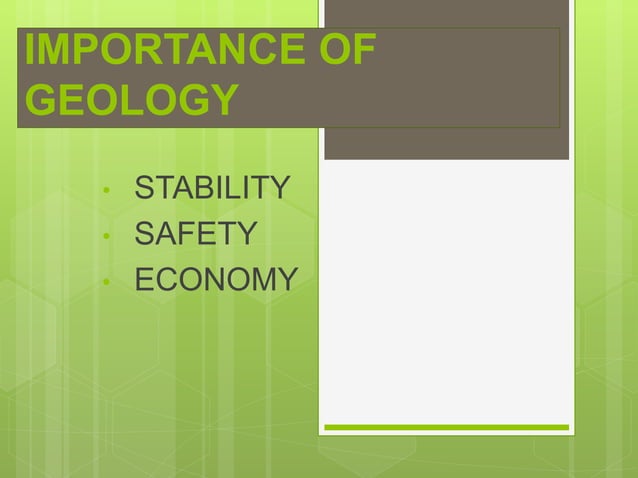 importance of geology in civil | PPTX