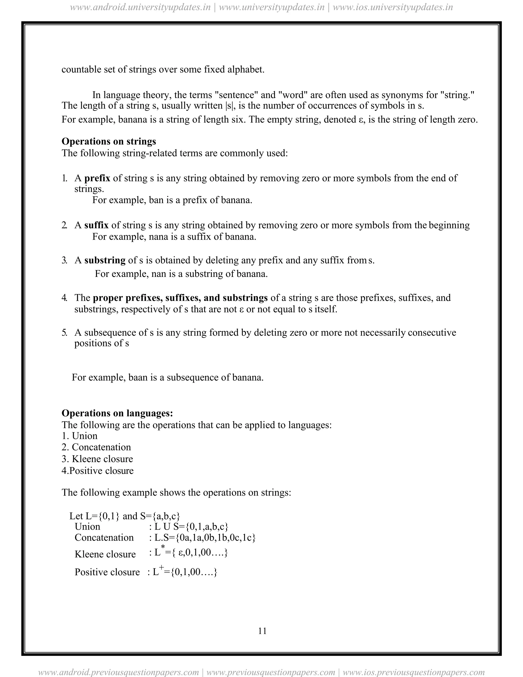 JNTUA COMPILER DESIGN Notes.pdf,for all units | PDF