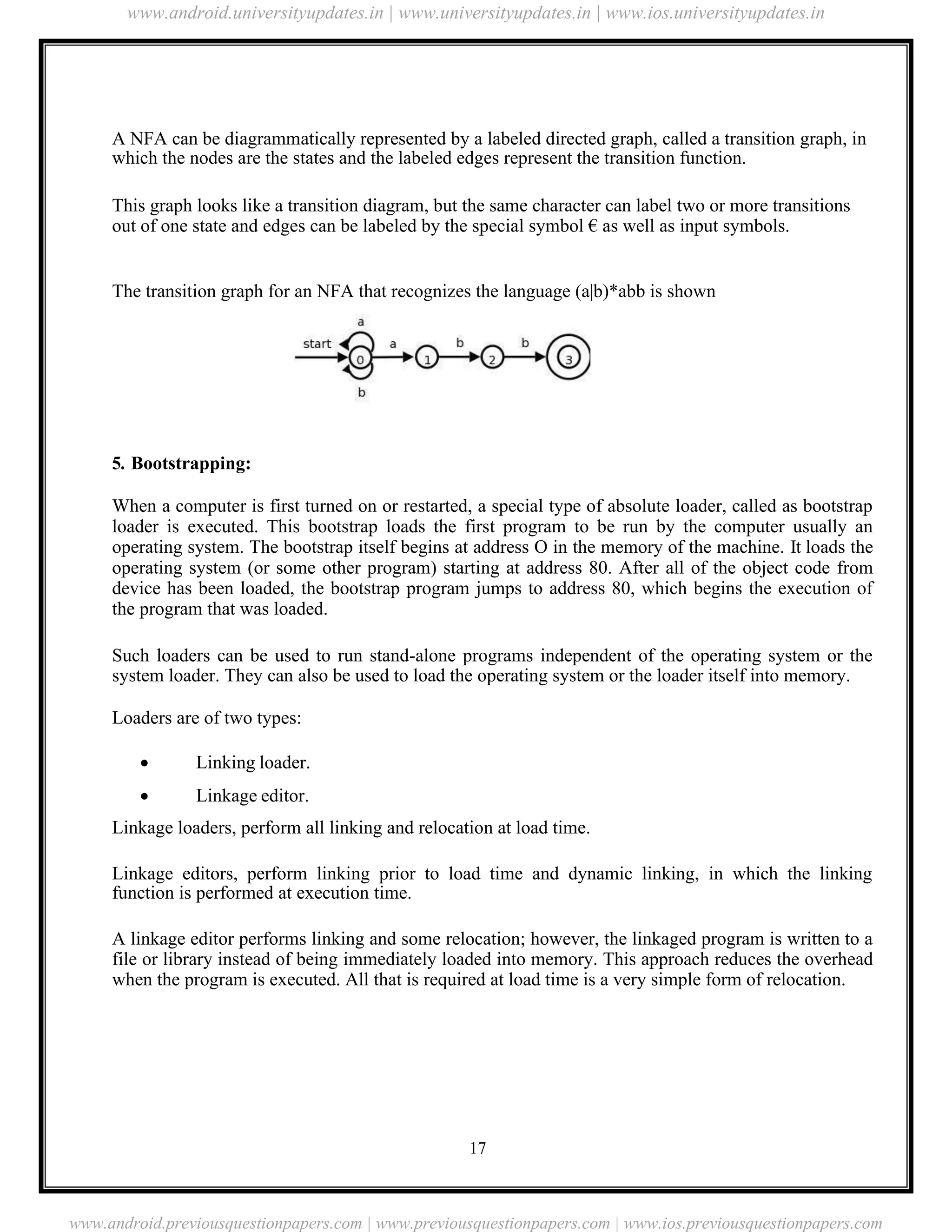JNTUA COMPILER DESIGN Notes.pdf,for all units | PDF