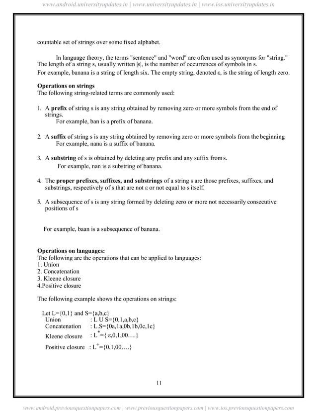 JNTUA COMPILER DESIGN Notes.pdf,for all units | PDF