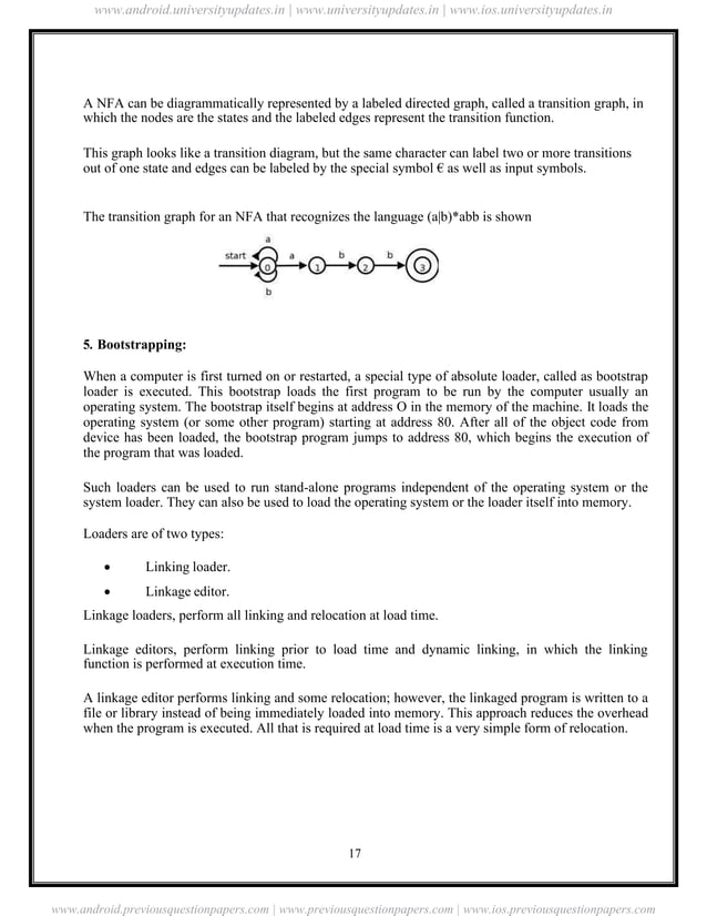 JNTUA COMPILER DESIGN Notes.pdf,for all units | PDF