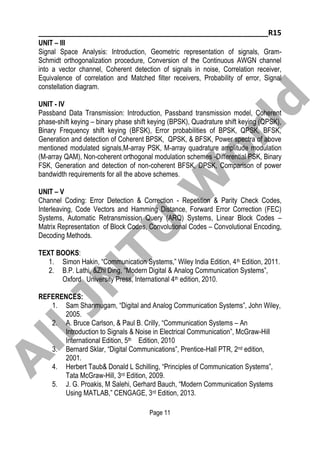 Jntua ece 3rd & 4th year (r15) syllabus (1) split-merge-1-4-1-2 | PDF