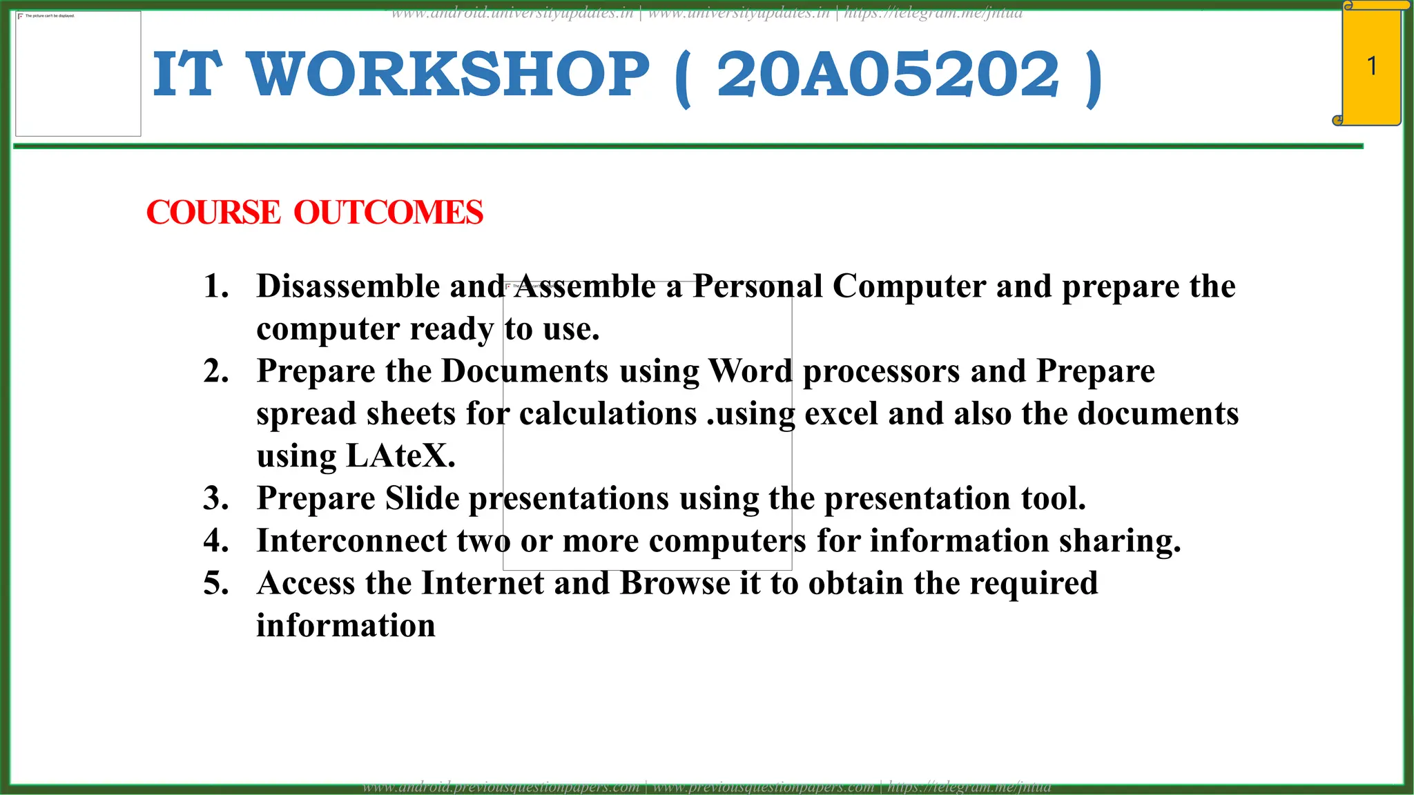 JNTUA IT Workshop Lab presentation - PPT.pdf