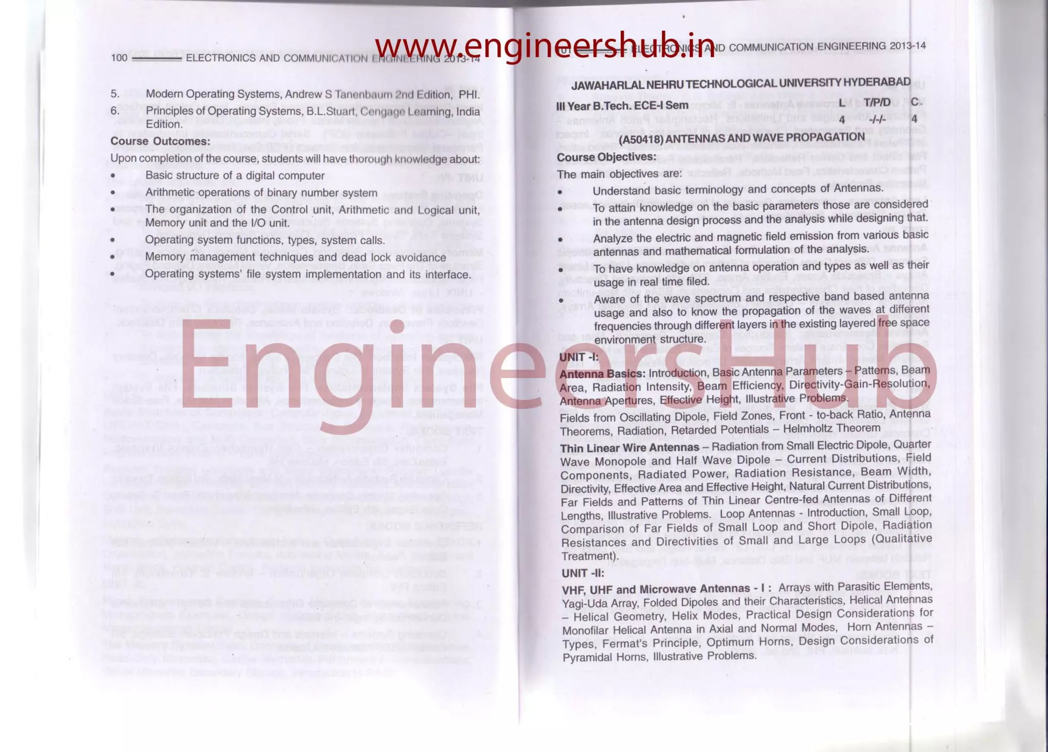Jntuh b.tech r13 3 1 ece | PDF | Educational Assessment | Education