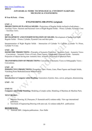 Jntuk dap- proposed course structure and syllabus - b.tech(mechanical ...