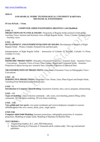 Jntuk dap- proposed course structure and syllabus - b.tech(mechanical ...