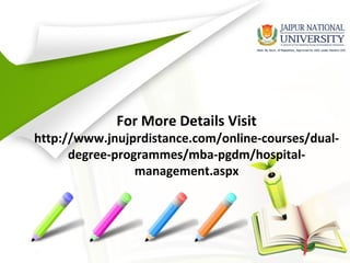 MBA + PGD - Hospital Management | PPT