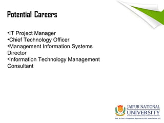 MBA in Information Technology Management | PPT