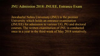 JNU ENTRANCE JAWAHARLAL NEHRU UNIVERSITY STUDY MATERIAL NOTES COMPLETE ...