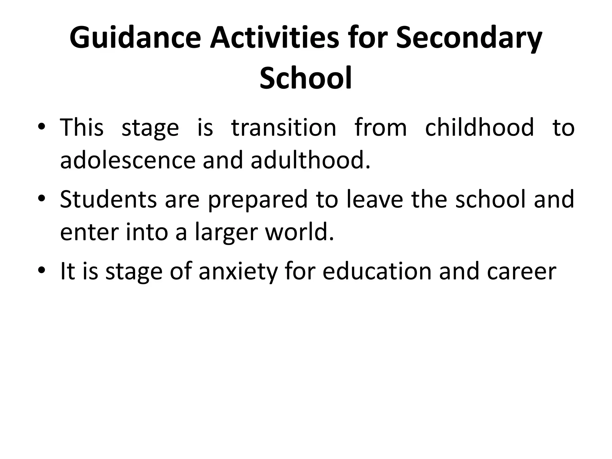 Planning and Implementing Guidance Programme in Schools | PPTX