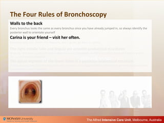 Ventilation / bronchoscopy tips for the intensivist by Professor David ...
