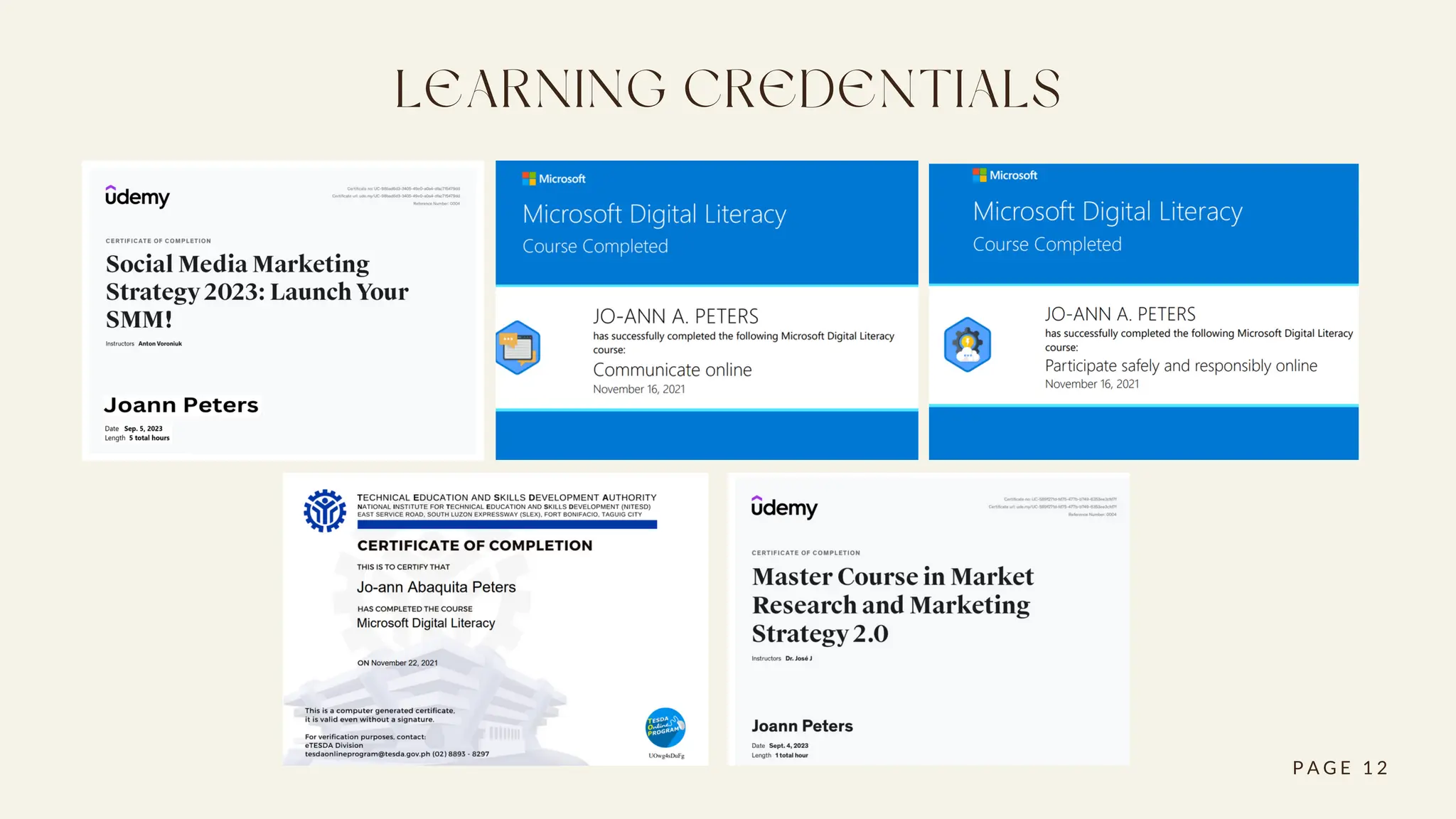 Work Sample Portfolio | SMM | PDF