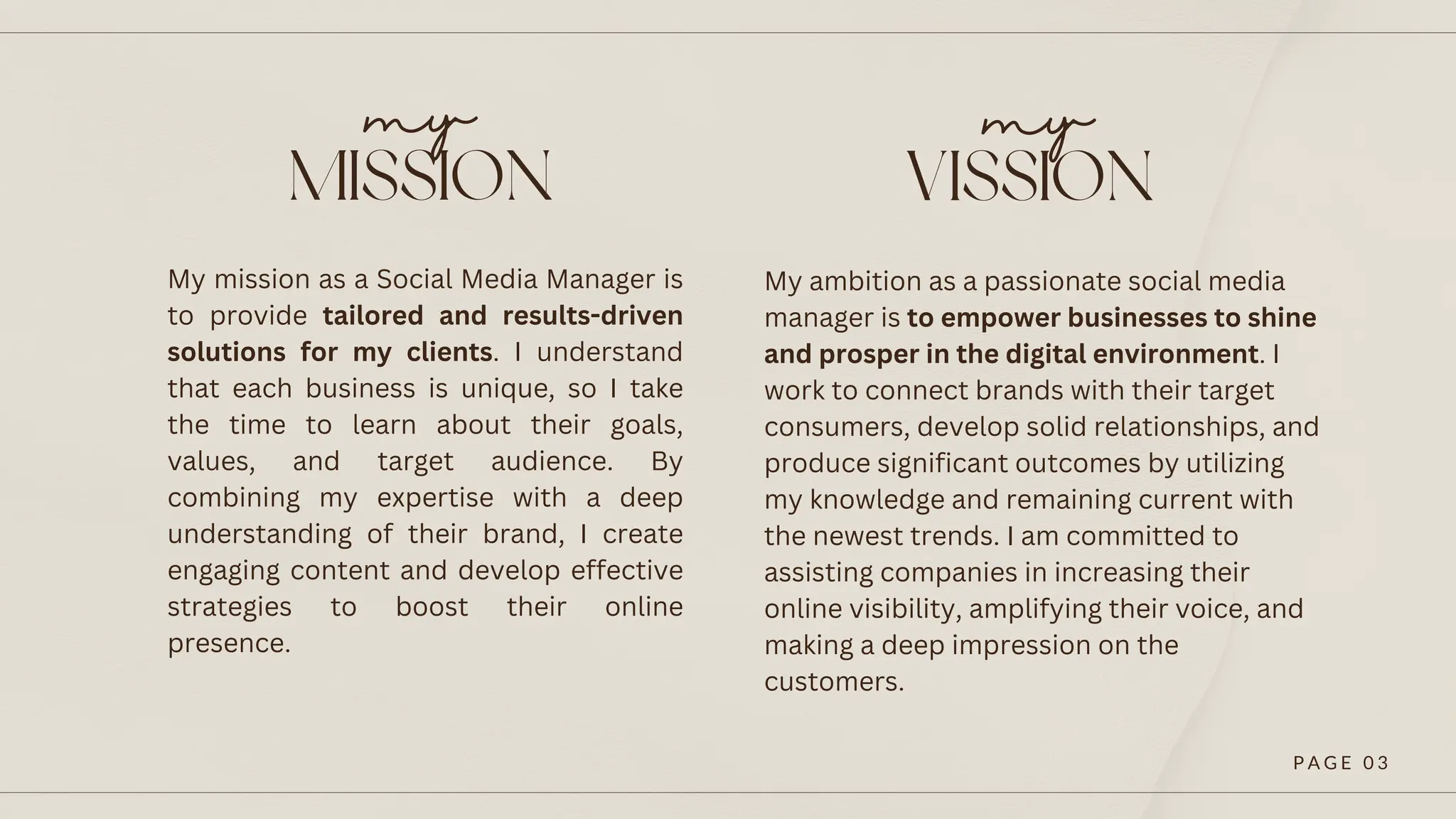 Work Sample Portfolio | SMM | PDF