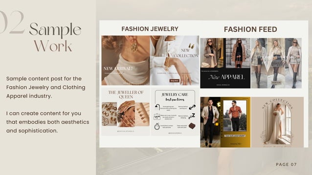 Work Sample Portfolio | SMM | PPT