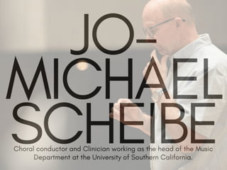 Jo-Michael Scheibe | Biography | PPT