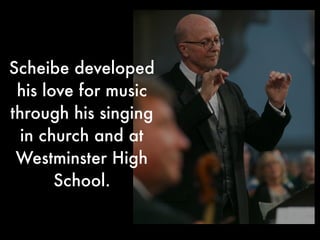 Jo-Michael Scheibe | Biography | PPT