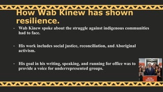 Wab Kinew project Indigenous premier native. | PPTX