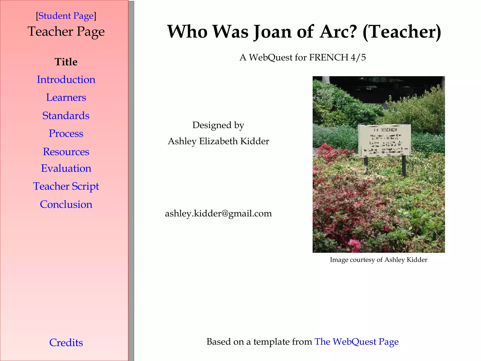Joan Of Arc Web Quest | PPT | Educational Assessment | Education