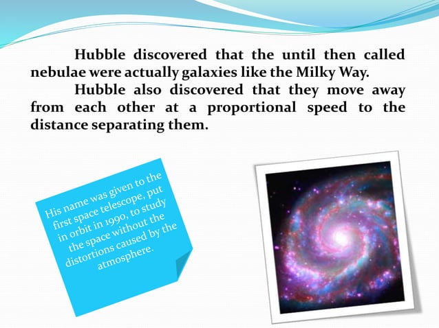 Edwin Powell Hubble, by Joana | PPTX